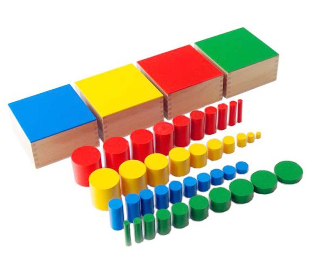 Knobless Cylinders – Montessori Specialist