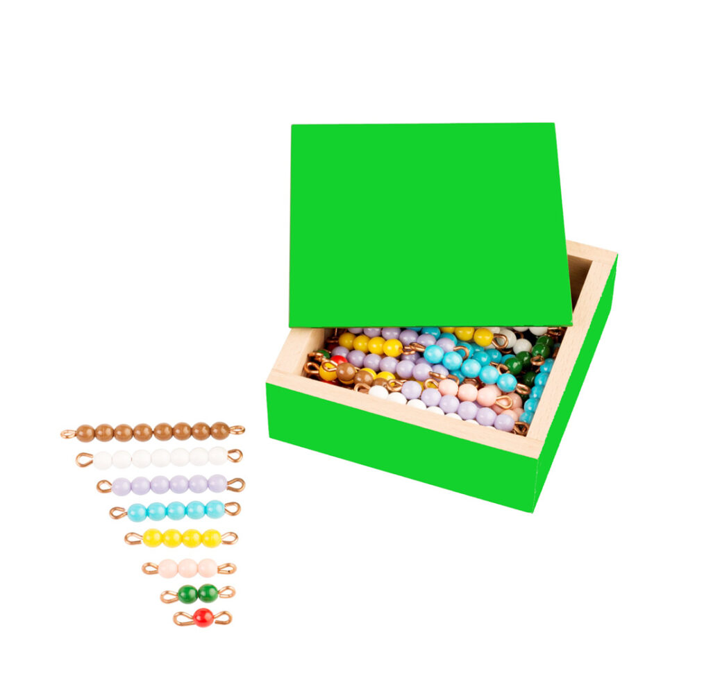 Colored Bead Stairs 10 Sets – Montessori Specialist